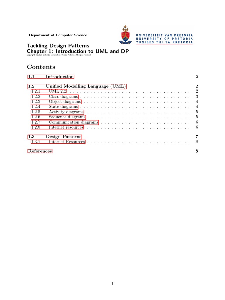 Chapter1 Introdesignpatterns And Uml Pdf Pdf Unified Modeling Language Class Computer
