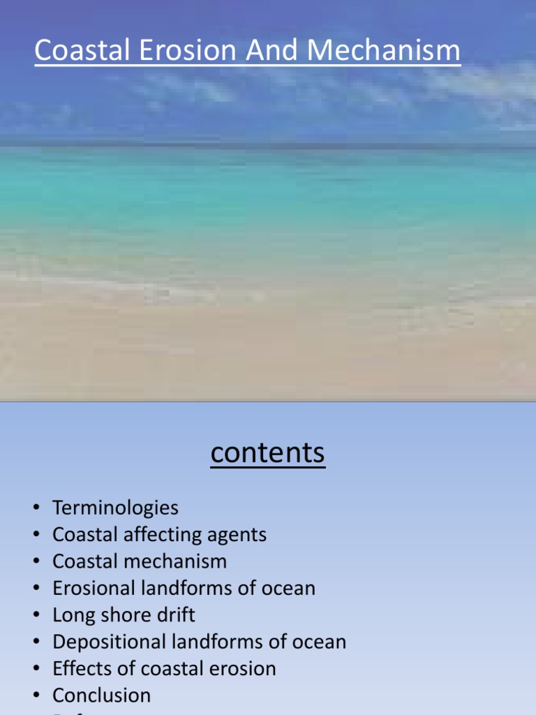 Coastal Erosion | PDF