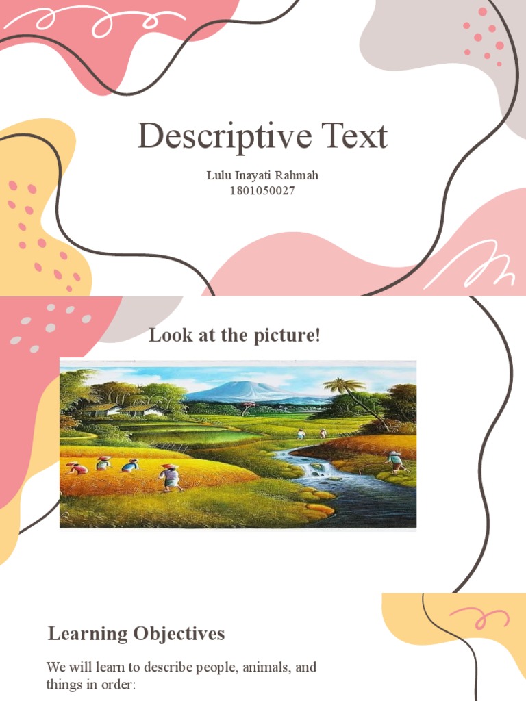 Descriptive Text | PDF