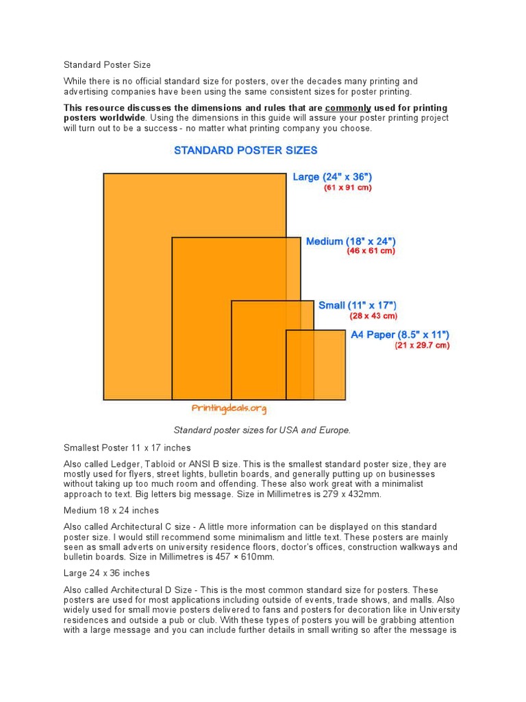 Standard Poster | PDF | Art