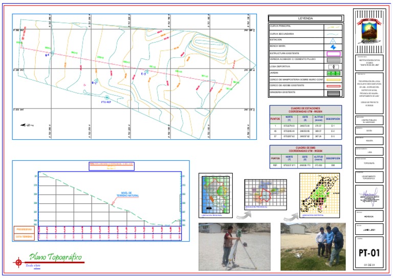 Planos y Láminas - Topografía PDF | PDF
