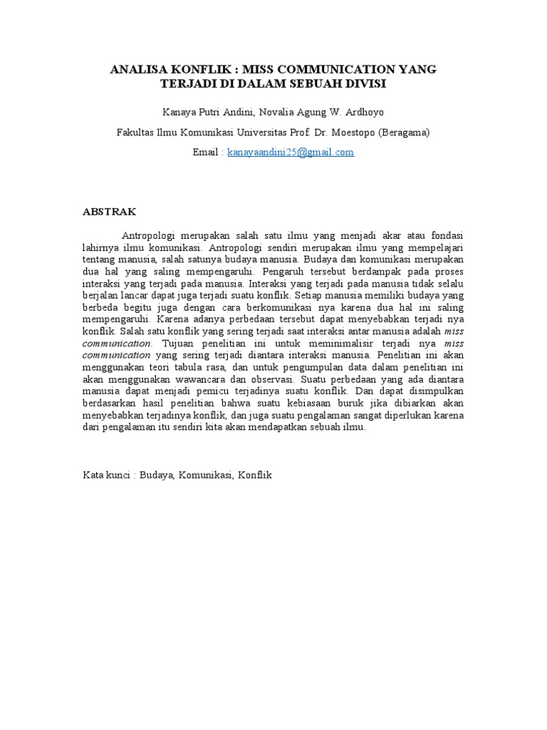 Analisis Miss Communication dalam Divisi | PDF | Sains & Matematika