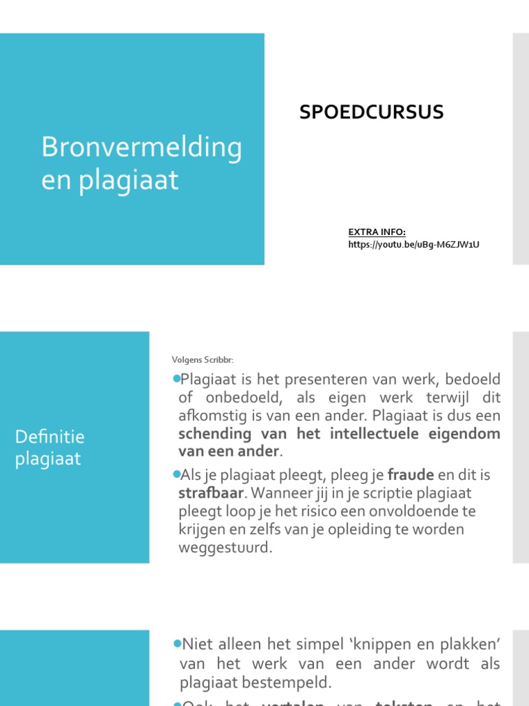 Bronvermelding Spoedcursus | PDF