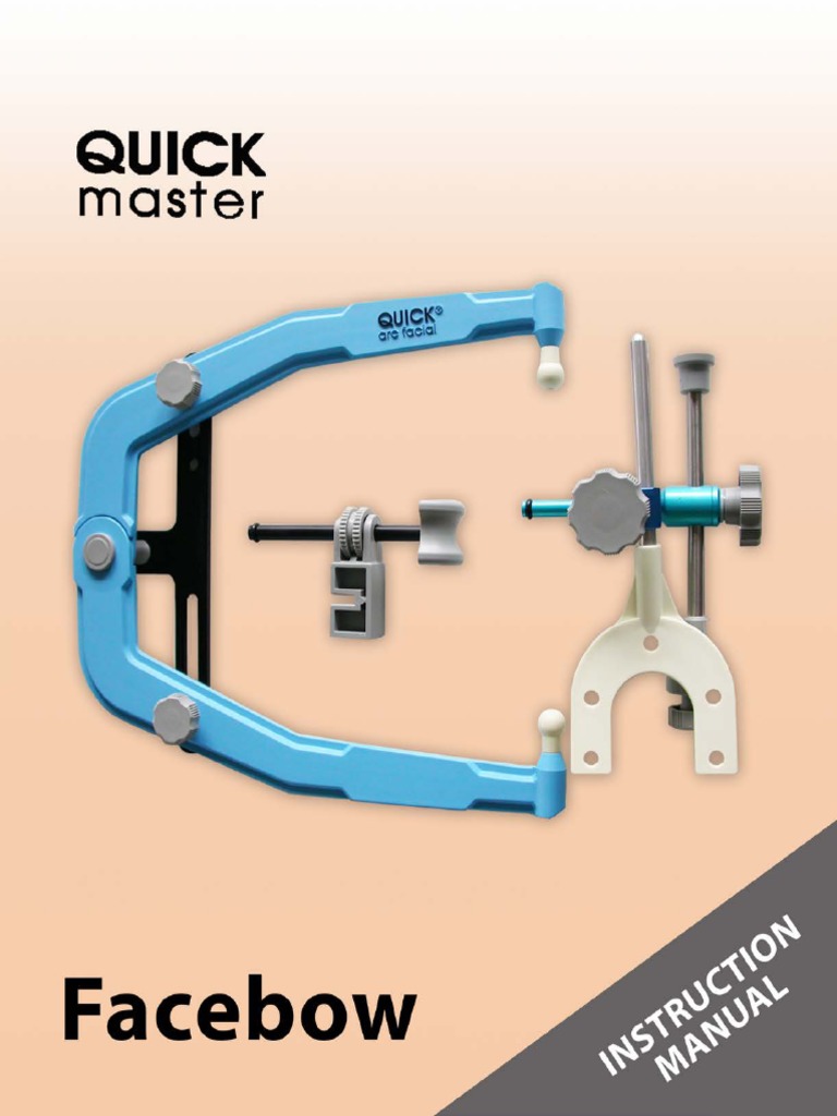 Facebow Instructions Layout PDF | PDF