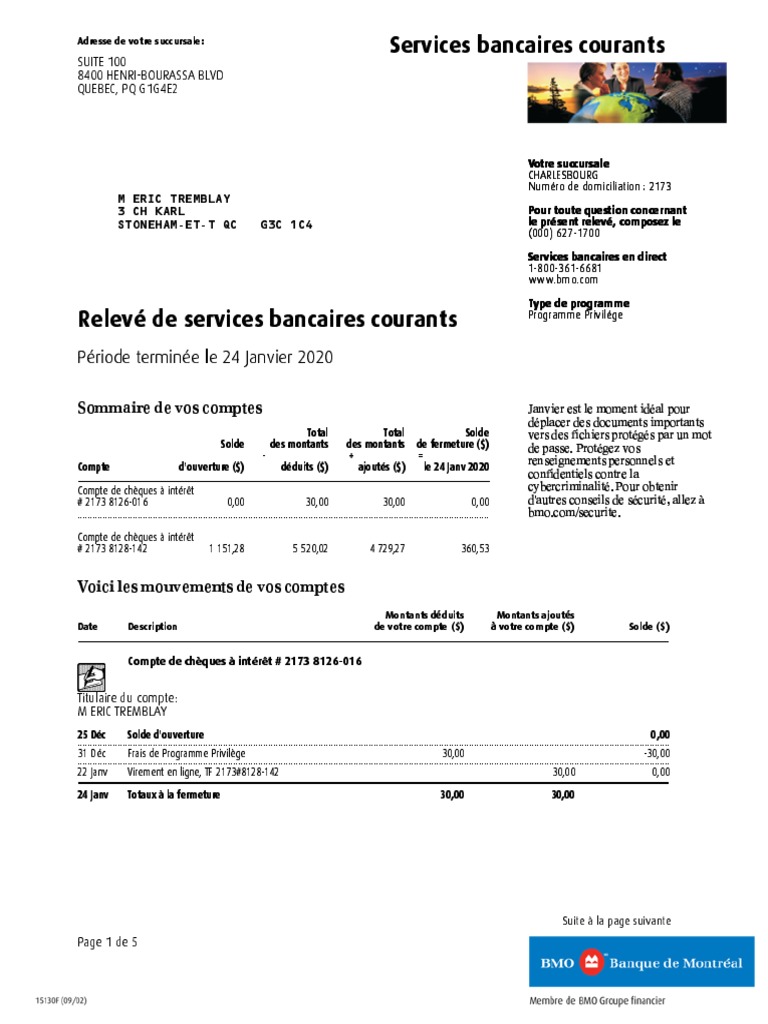 Estatement - 2020-01-24 2 PDF | PDF | Secteurs du service | Argent