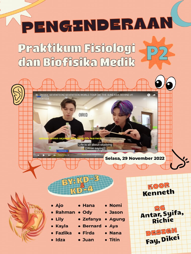 P2 - Fisiologi Dan Biofisika Medik - Fisika Pemodelan Pada Organ Indera ...