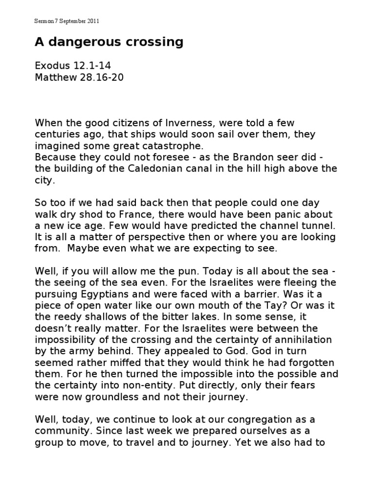 A Dangerous Crossing | PDF | Movie Theater | Jesus