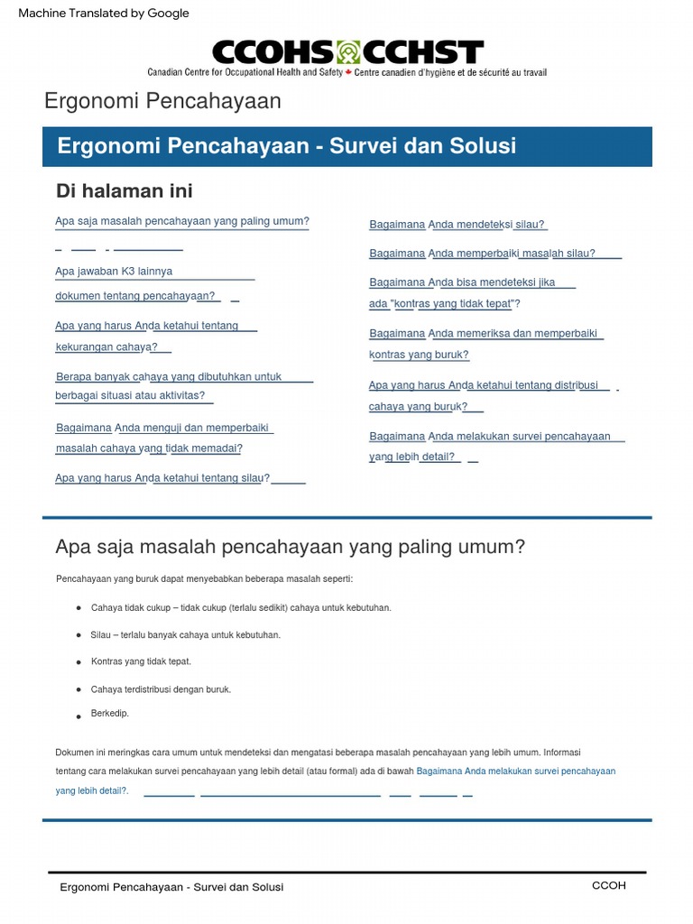 Lighting Survey PDF | PDF