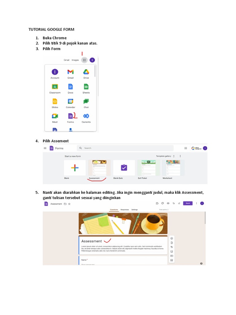 Tutorial Google Form | PDF