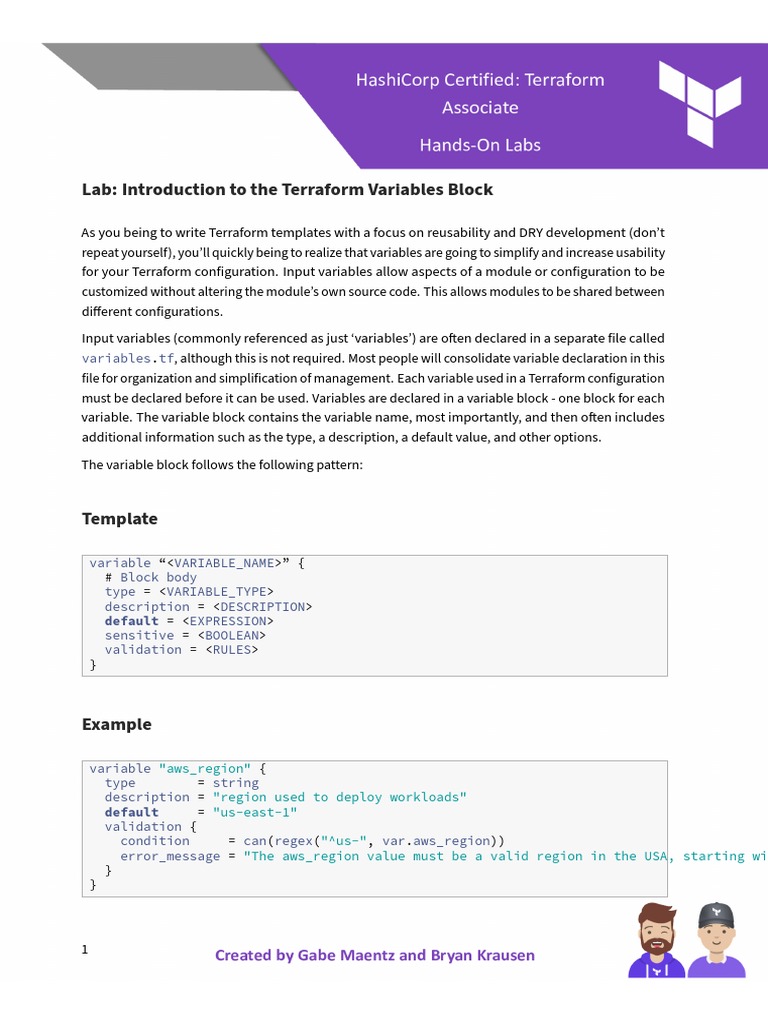 3 Intro To The Input Variables Block PDF | PDF | Computers | Technology ...