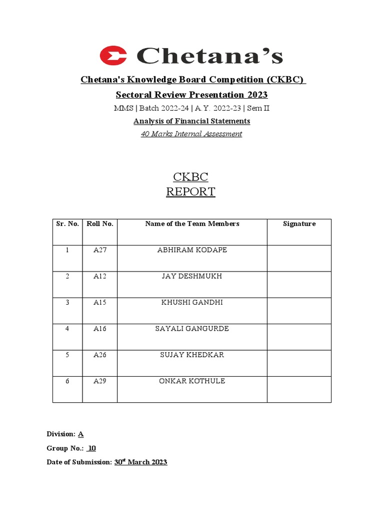 First Page Format | PDF