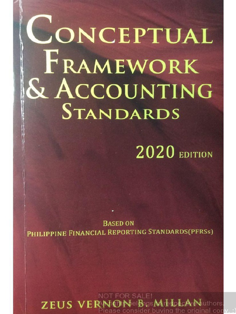 Conceptual Framework and Accounting Standards 2020 Edition Zeus Vernon ...