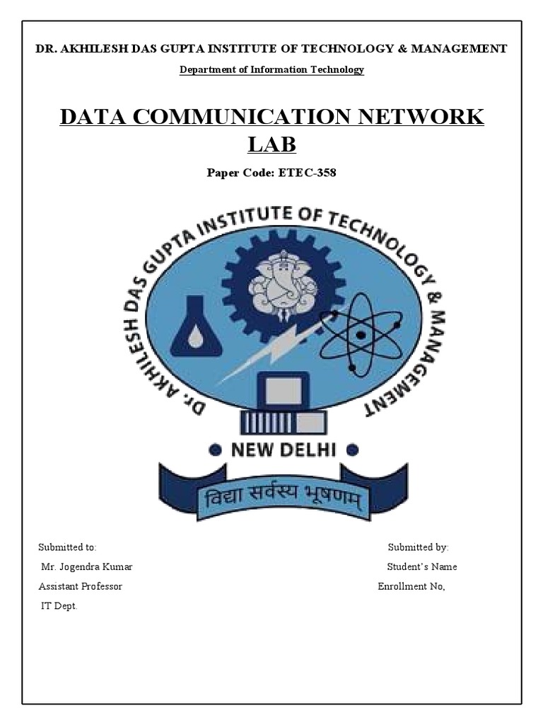 DCN Lab File | PDF | Network Topology | Computer Network