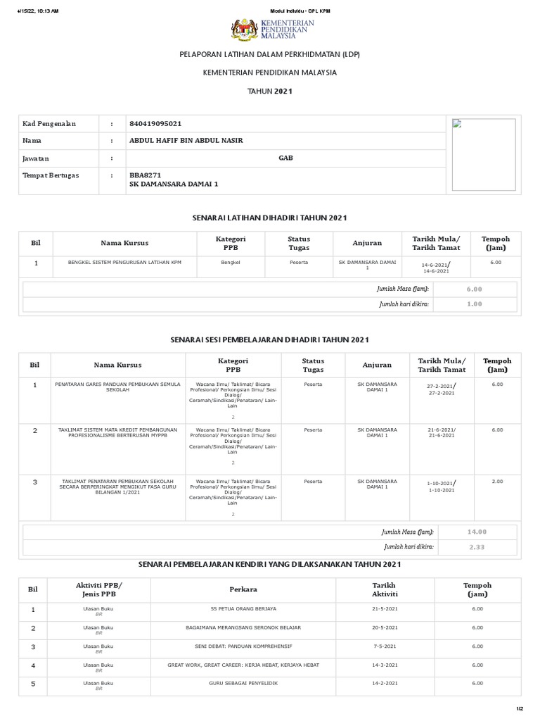 Modul Individu - SPL KPM.pdf | PDF
