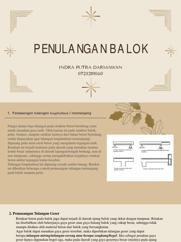 Tugas Penulangan Balok | PDF