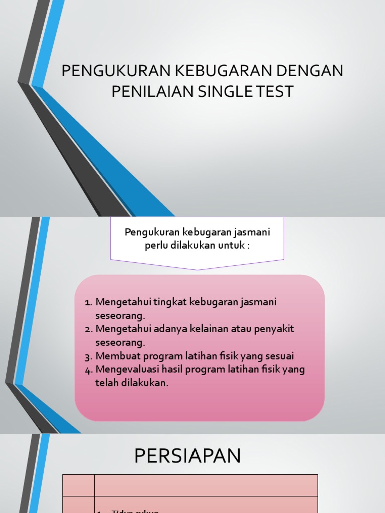 Penilaian Single Test | PDF