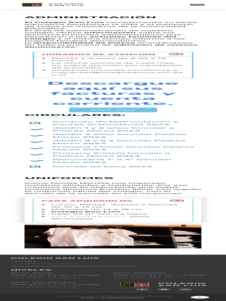 Administración - Colegio San Luis PDF | PDF