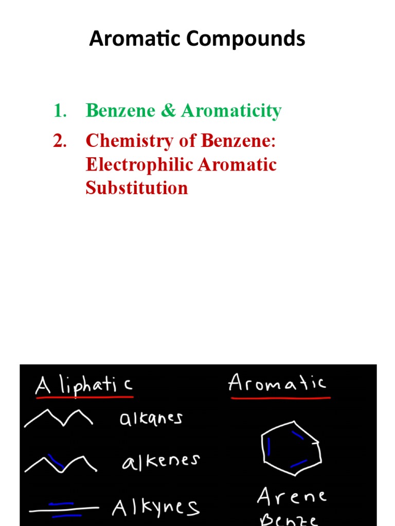 Benzene and Aromatic Compounds Overview | PDF