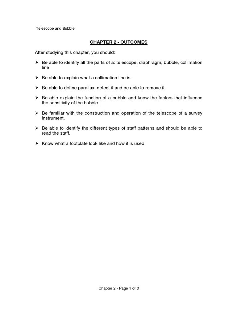 CHAPTER 2 Telscope and Bubble PDF | PDF