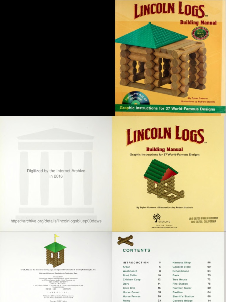 Lincoln Logs Building Manual - 2007 | PDF