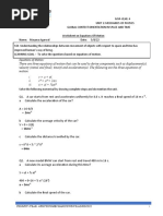 AQA Physics Equation Sheet Triple Oct 19 | PDF | Force | Mass