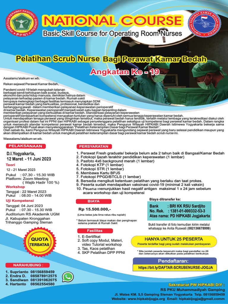 Leaflet Scrub Nurse | PDF