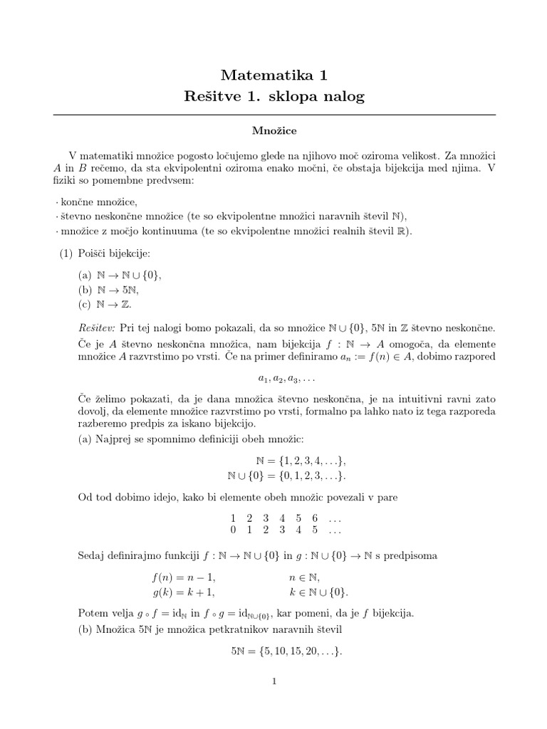 Ulj FMF fm1 Ma1 Vaj Mnozice 02 Resitve | PDF