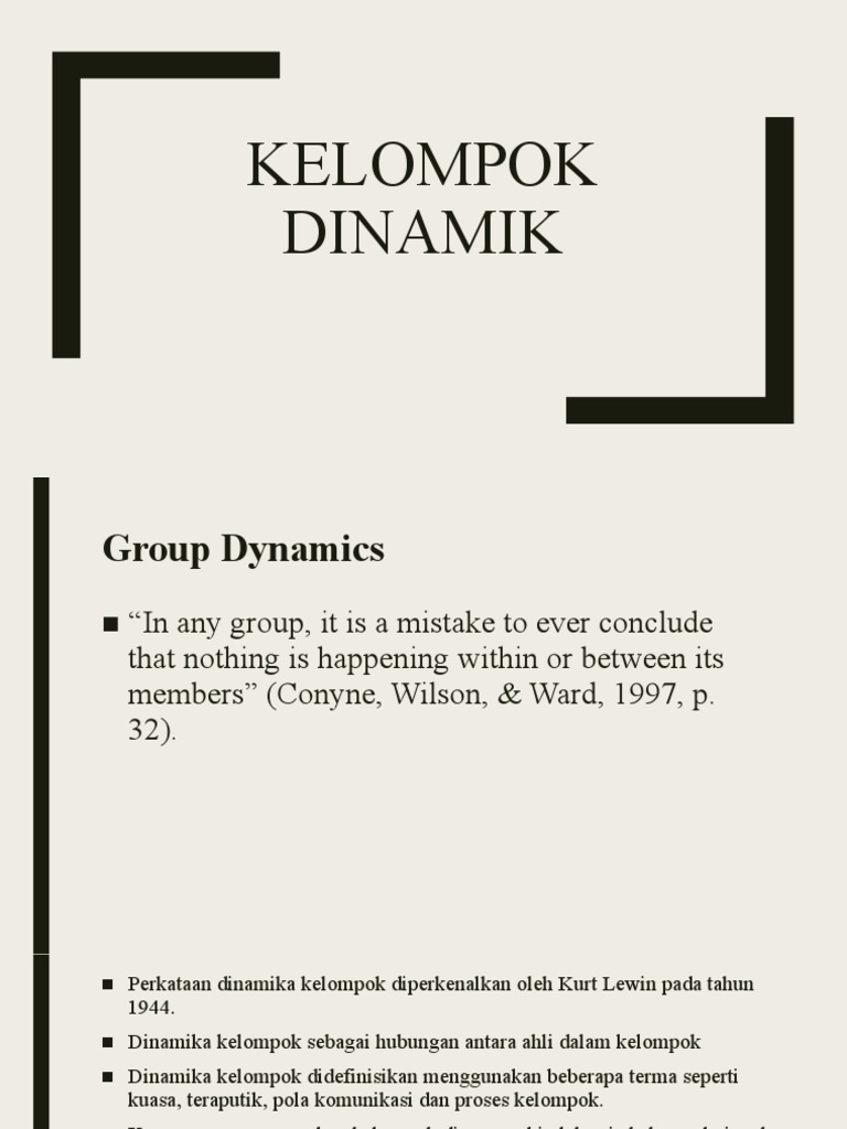 Kelompok Dinamik | PDF | Communication | Cognitive Science
