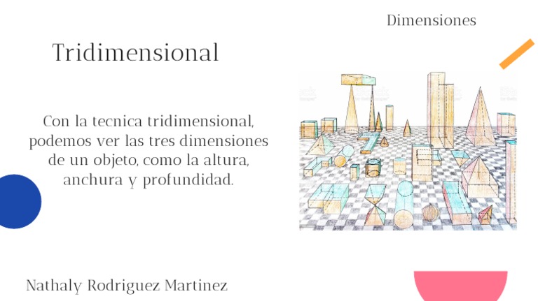 Dimensiones 3D: altura, anchura y profundidad | PDF