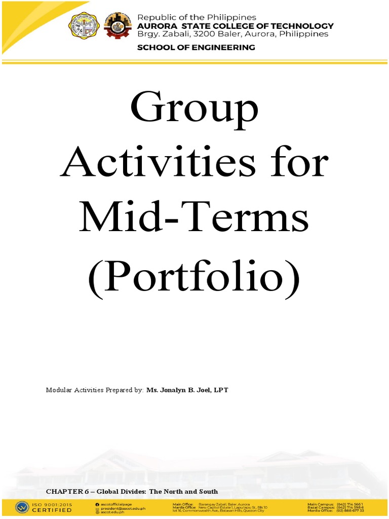 Midterm Activities Portfolio | PDF