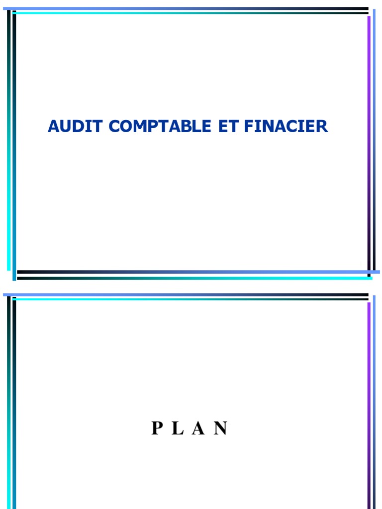Cours Audit Comptable 2023 | PDF | Audit | Audit financier