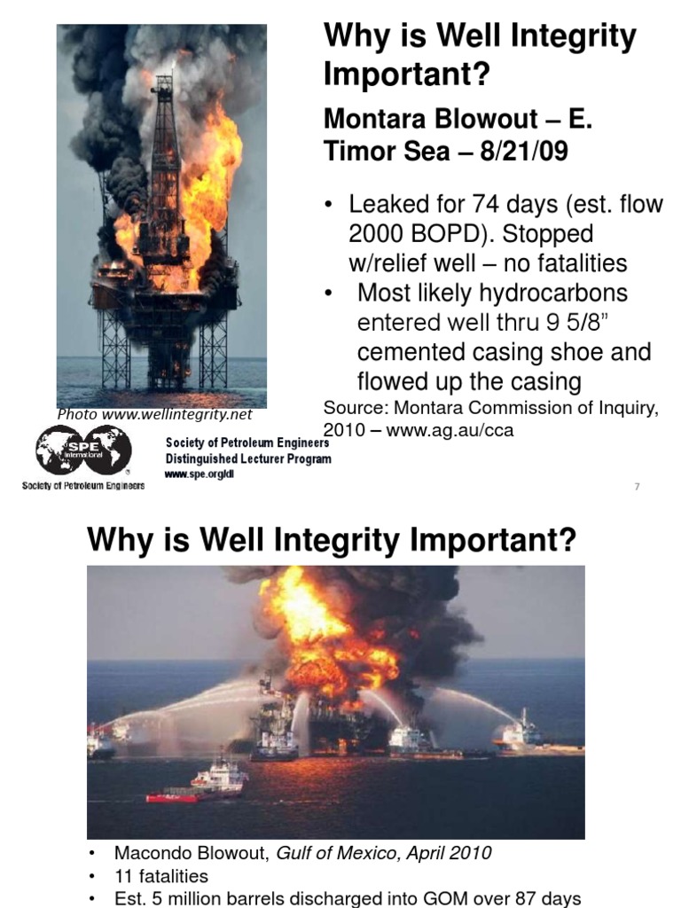 Why Is Well Integrity Important | PDF | Blowout (Well Drilling ...