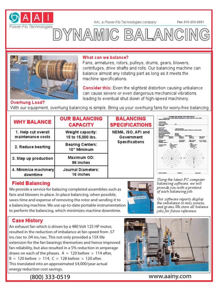 Datasheet - Dynamic - Balancing | Download Free PDF | Machines ...