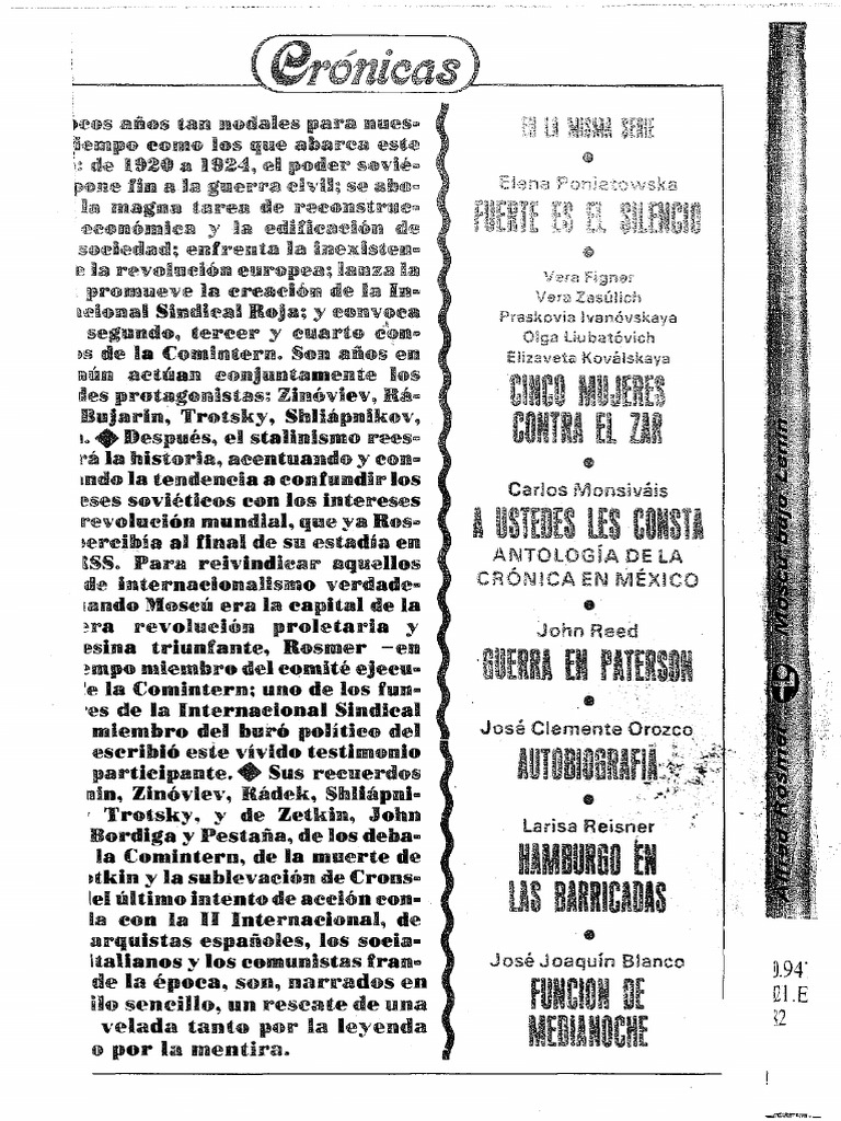 Alfred Rosmer. Moscú bajo Lenin, 1920-1924.pdf | PDF | Vladimir Lenin ...