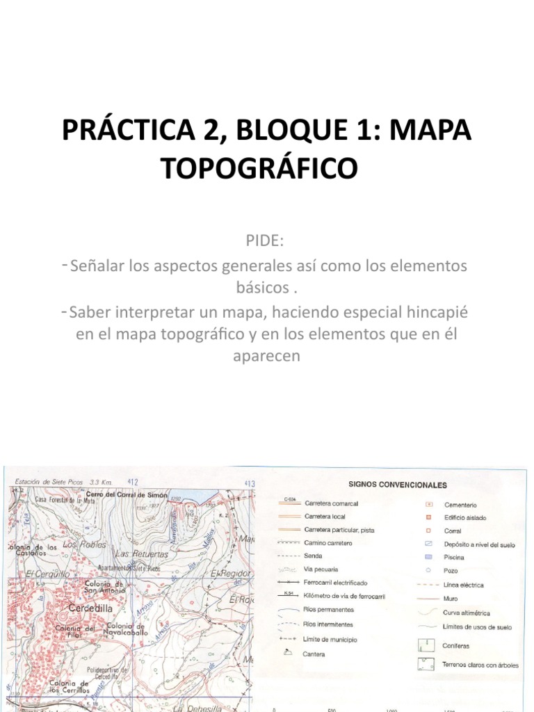 Guía de Interpretación de Mapas Topográficos | PDF | Mapa | Terreno