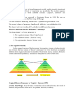 Taxomony of Objectives in Three Domains | PDF | Affect (Psychology ...