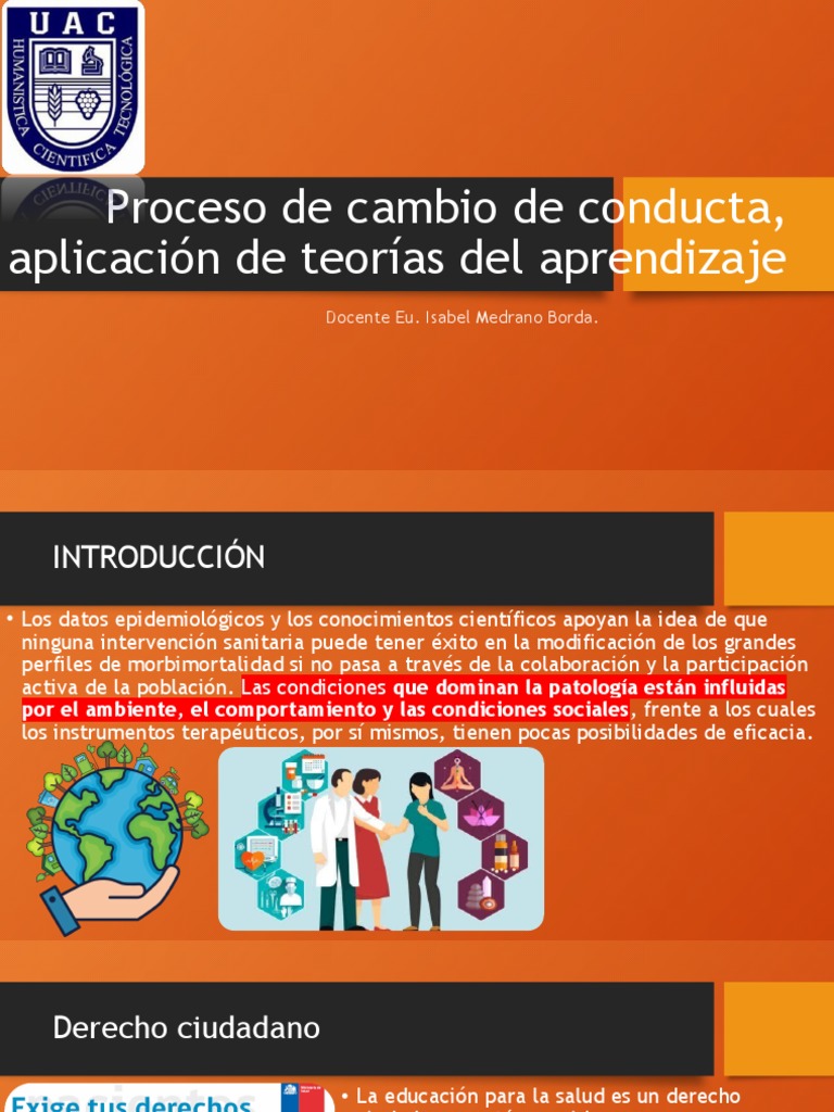 3 Proceso de Cambio de Conducta | PDF | Comportamiento | Aprendizaje