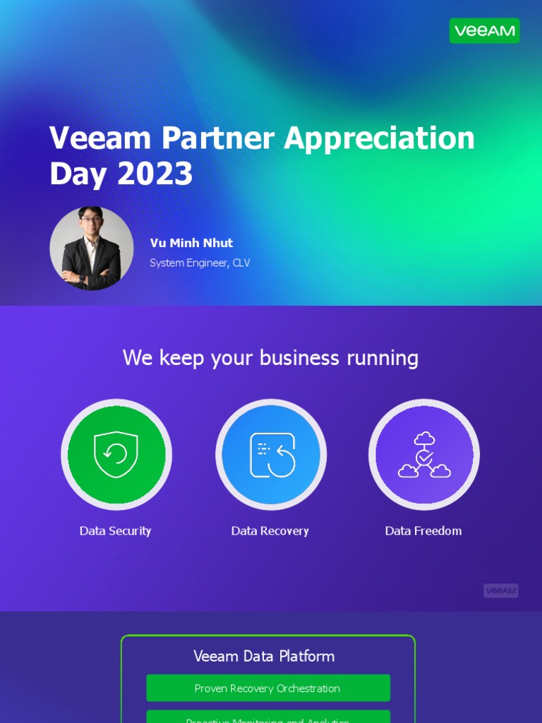 Veeam Partner Appreciation Day 2023 - VN Technology Session | PDF ...