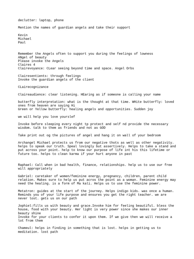 Angels | PDF | Angel | Michael (Archangel)