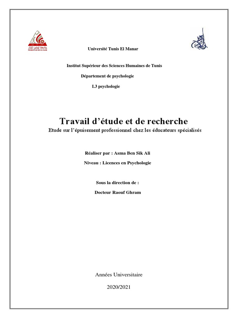 TER l3 | PDF