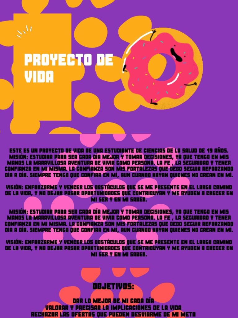 Proyecto de Vida PDF | PDF