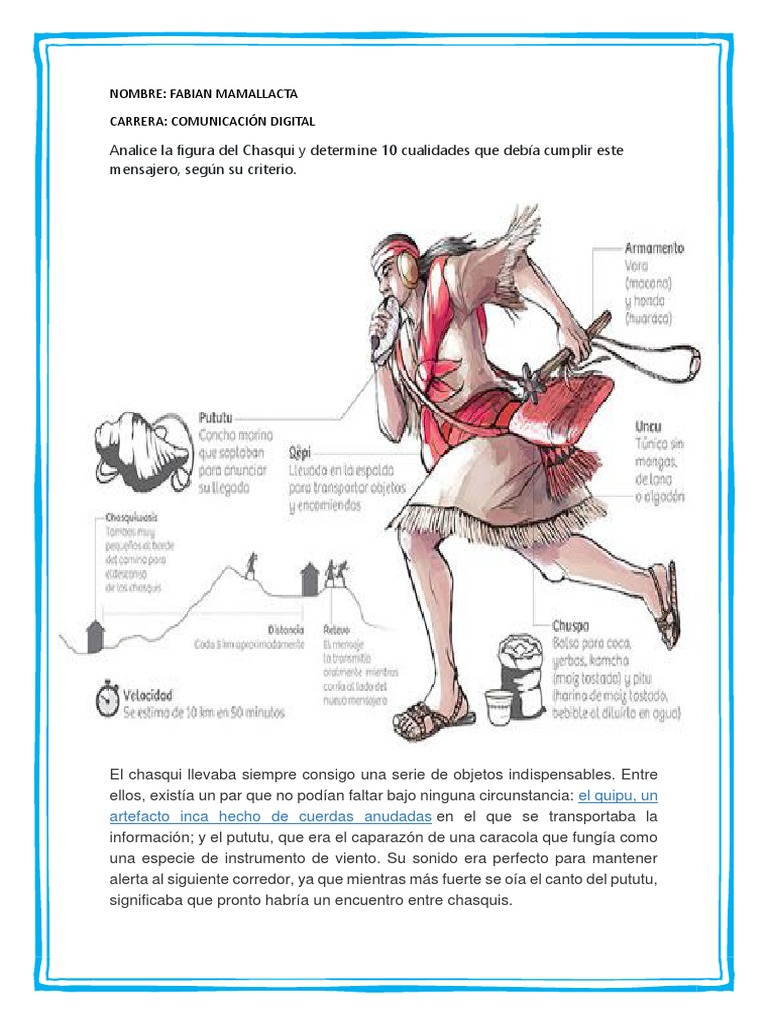 Cualidades del Chasqui Inca | PDF