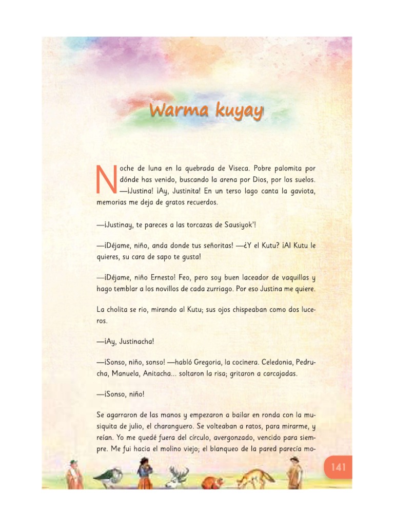 WARMA KUYAY_José María Arguedas_El docente digital | PDF