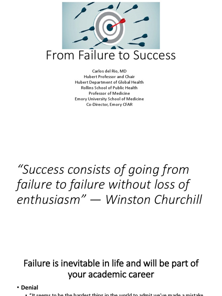 From Failure to Success: A Guide | PDF