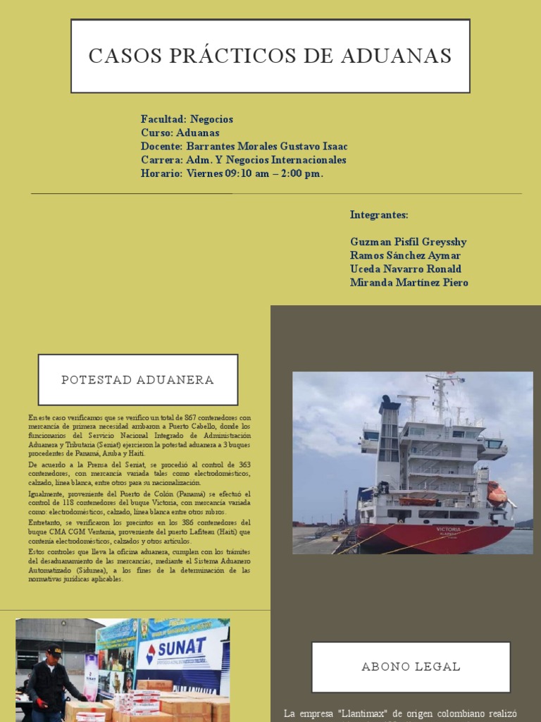 Casos de Aduanas | PDF | aduana