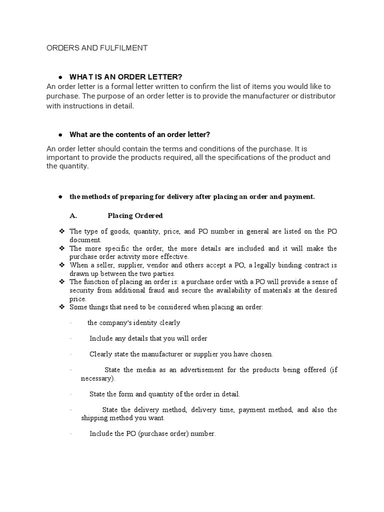 Orders and Fulfilment | PDF | Duct (Flow) | Packaging And Labeling
