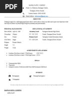 Grade 12 Work Immersion Resume Template | PDF | Career & Growth