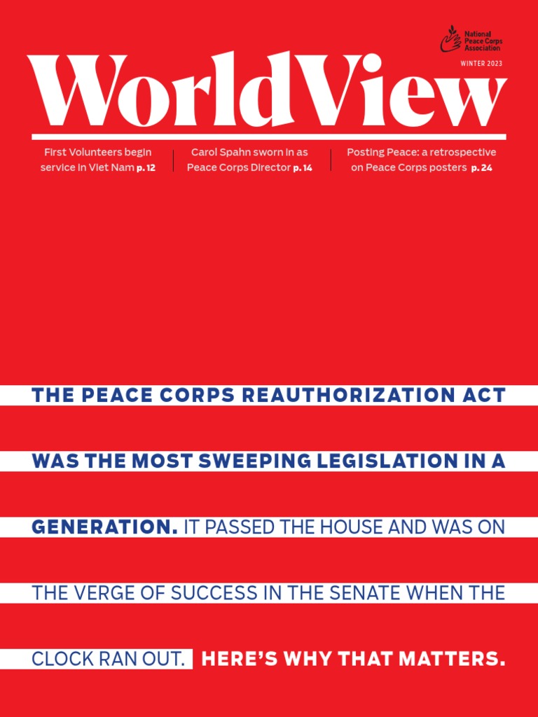 WorldView Magazine | Winter 2023 | PDF | Peace Corps | Nursing
