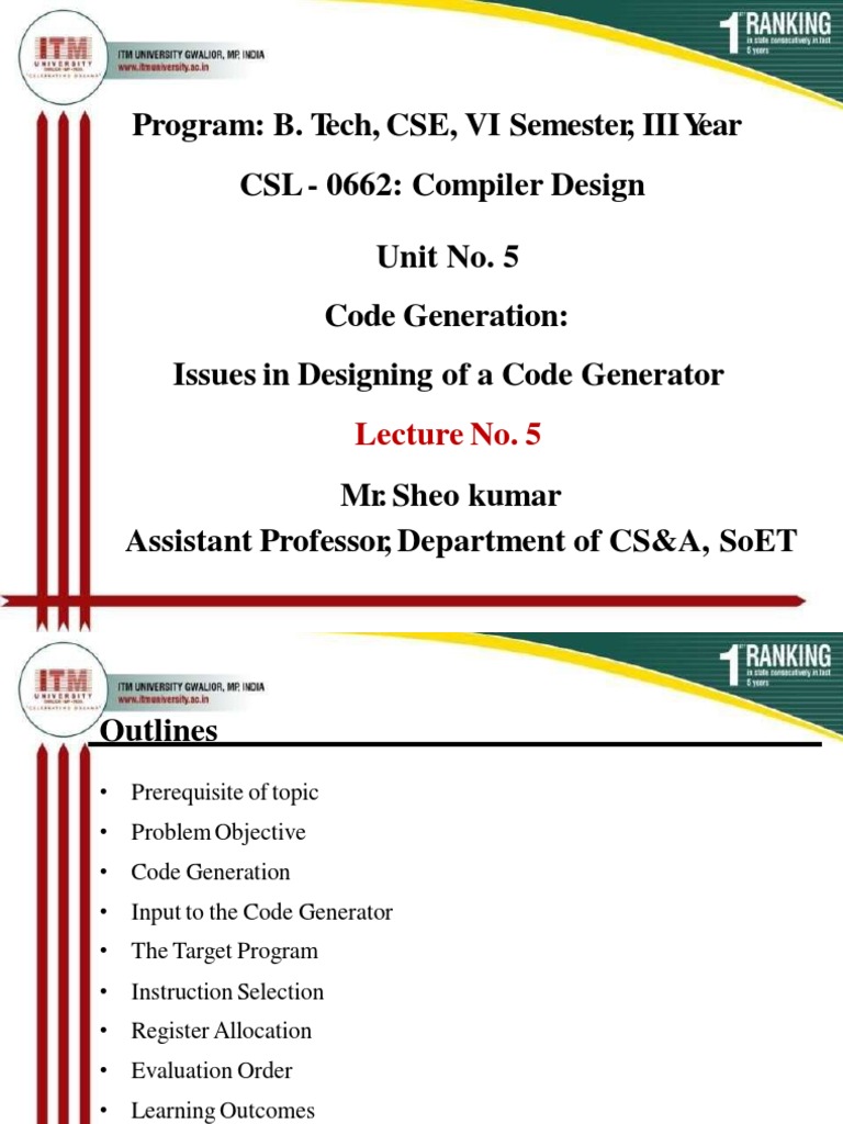 5 Issues in Designing of A Code Generator PDF | PDF | Business | Computers