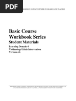 CA POST Basic Workbook Series | PDF | Intention (Criminal Law) | Crimes